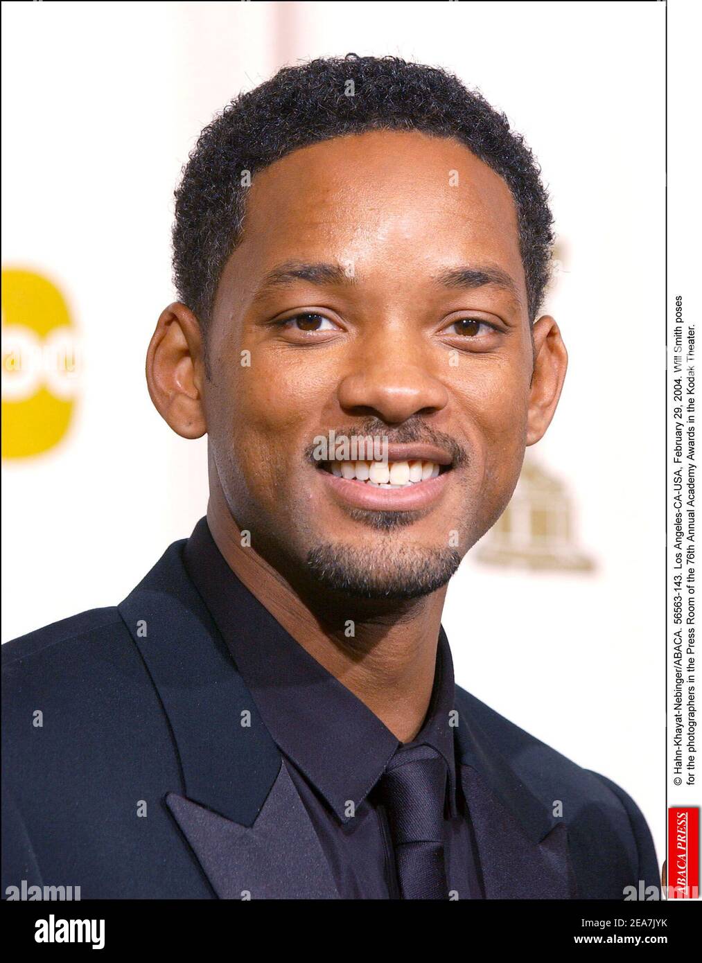 Will Smith poses for the photographers in the Press Room of the 76th ...