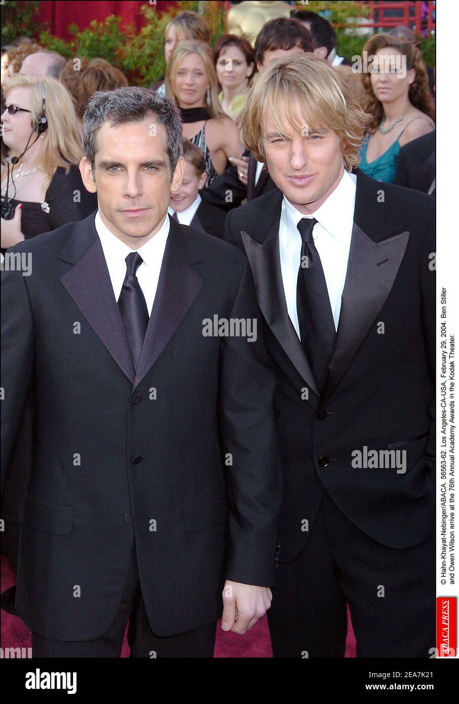 Ben Stiller and Owen Wilson arrive at the The 76th Annual Academy ...