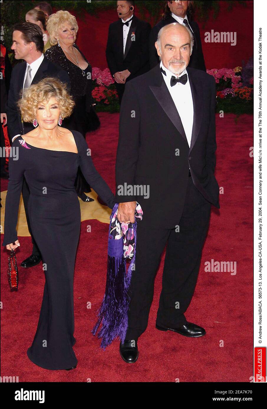 Sean Connery arrives at the The 76th Annual Academy Awards on Sunday ...