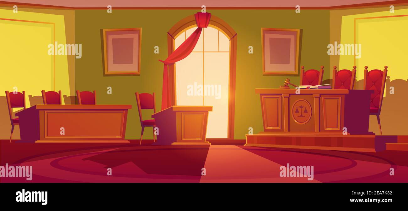 Hall of justice cartoon hi-res stock photography and images - Alamy