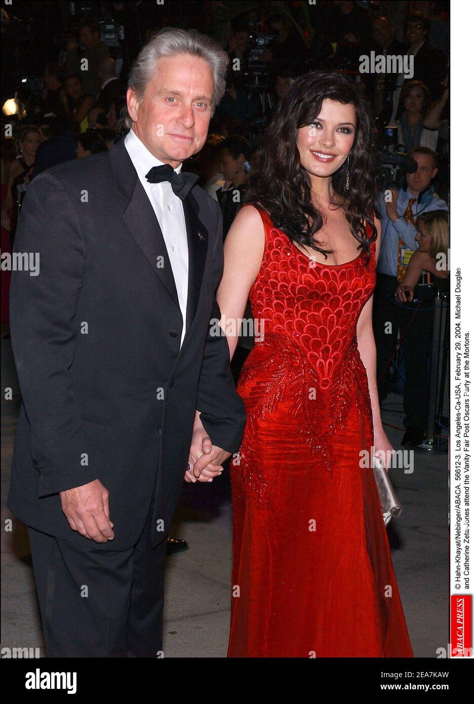Michael Douglas and Catherine Zeta-Jones attend the Vanity Fair Post ...