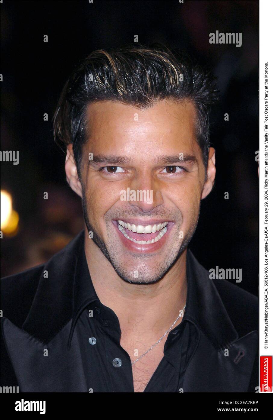 Ricky Martin attends the Vanity Fair Post Oscars Party at the Mortons ...