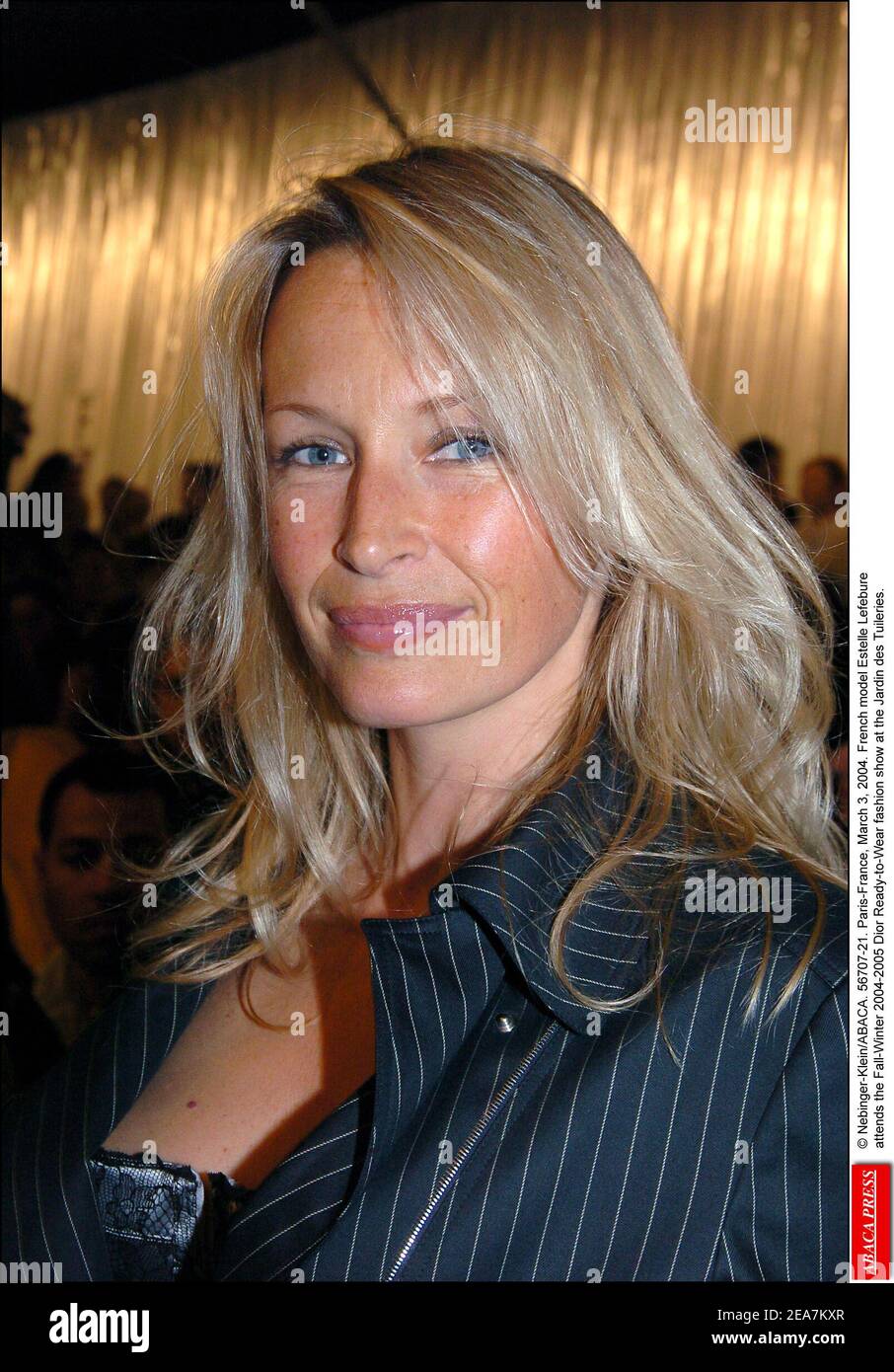 French model estelle lefebure hi-res stock photography and images - Alamy