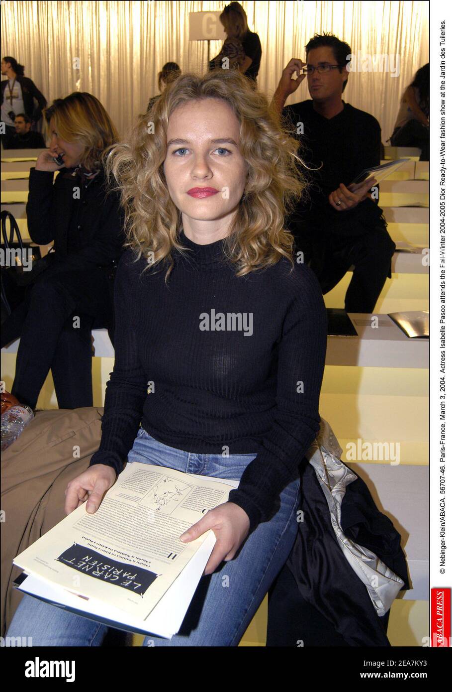 © Nebinger-Klein/ABACA. 56707-46. Paris-France, March 3, 2004. Actress ...