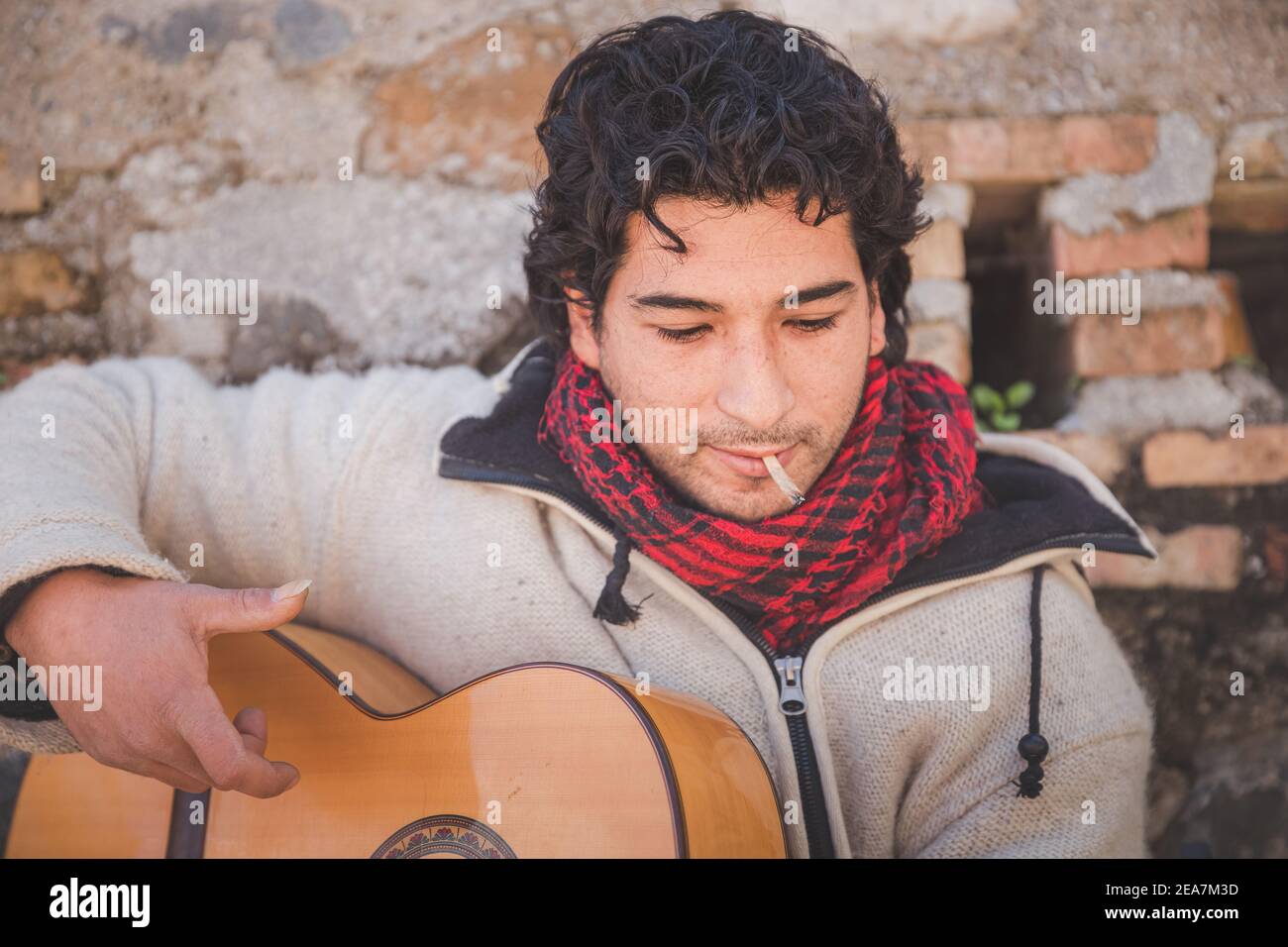 Spanish guitarist street musician hi-res stock photography and images ...