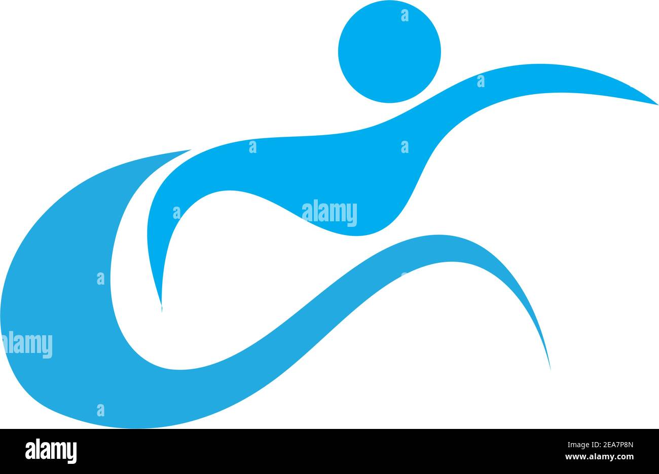 swimming sport vector logo concept element Stock Vector Image & Art - Alamy