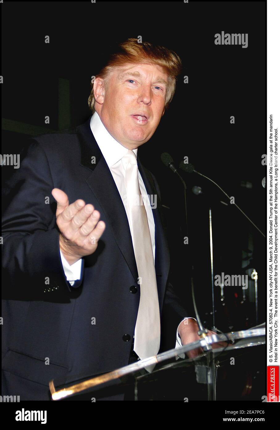 © S. Vlasic/ABACA. 57082-4. New York city-NY-USA, March 9, 2004. Donald ...