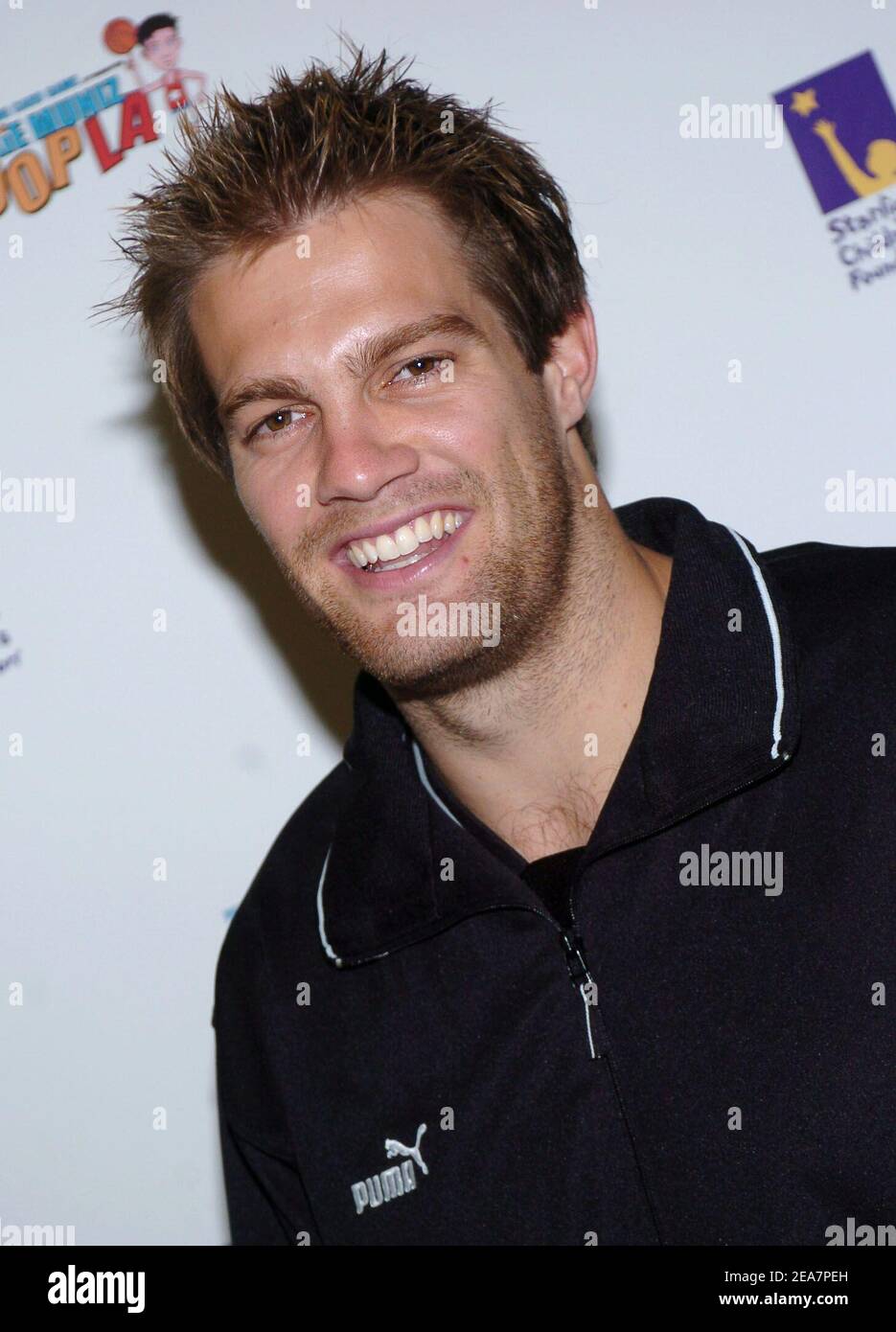 Geoff Stultz attends the HoopLA celebrity basketball event to benefit ...