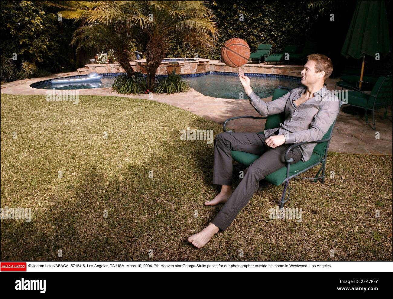 © Jadran Lazic/ABACA. 57184-6. Los Angeles-CA-USA. March 10, 2004. 7th Heaven star George Stults ...