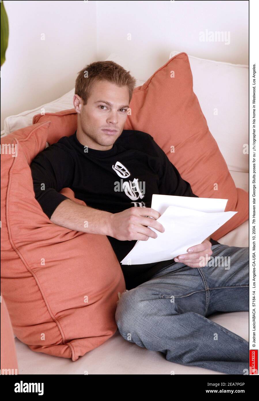 © Jadran Lazic/ABACA. 57184-14. Los Angeles-CA-USA. March 10, 2004. 7th Heaven star George ...