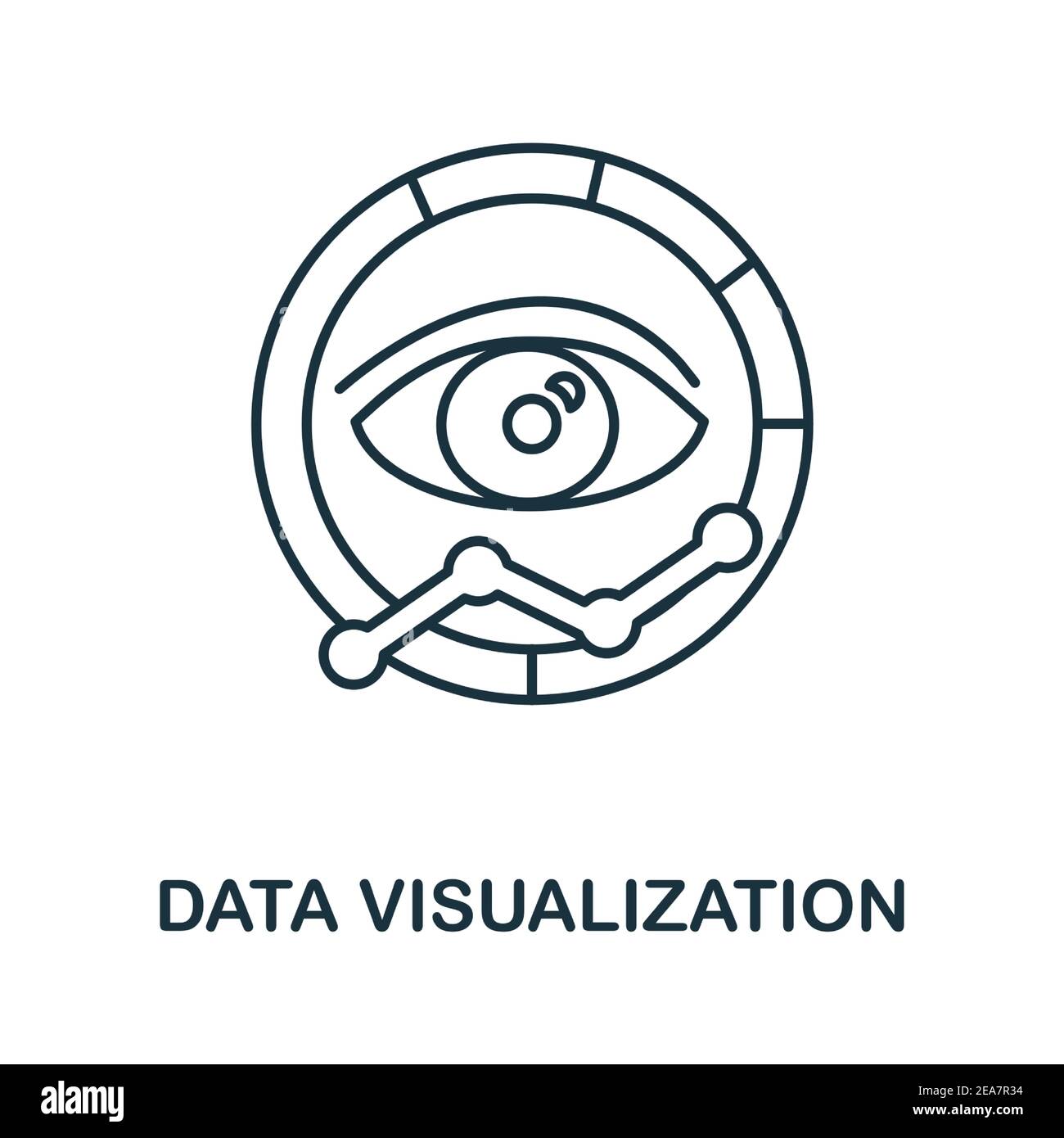 Data Visualization icon. Simple element from business intelligence ... Data Visualization icon. Simple element from business intelligence ...