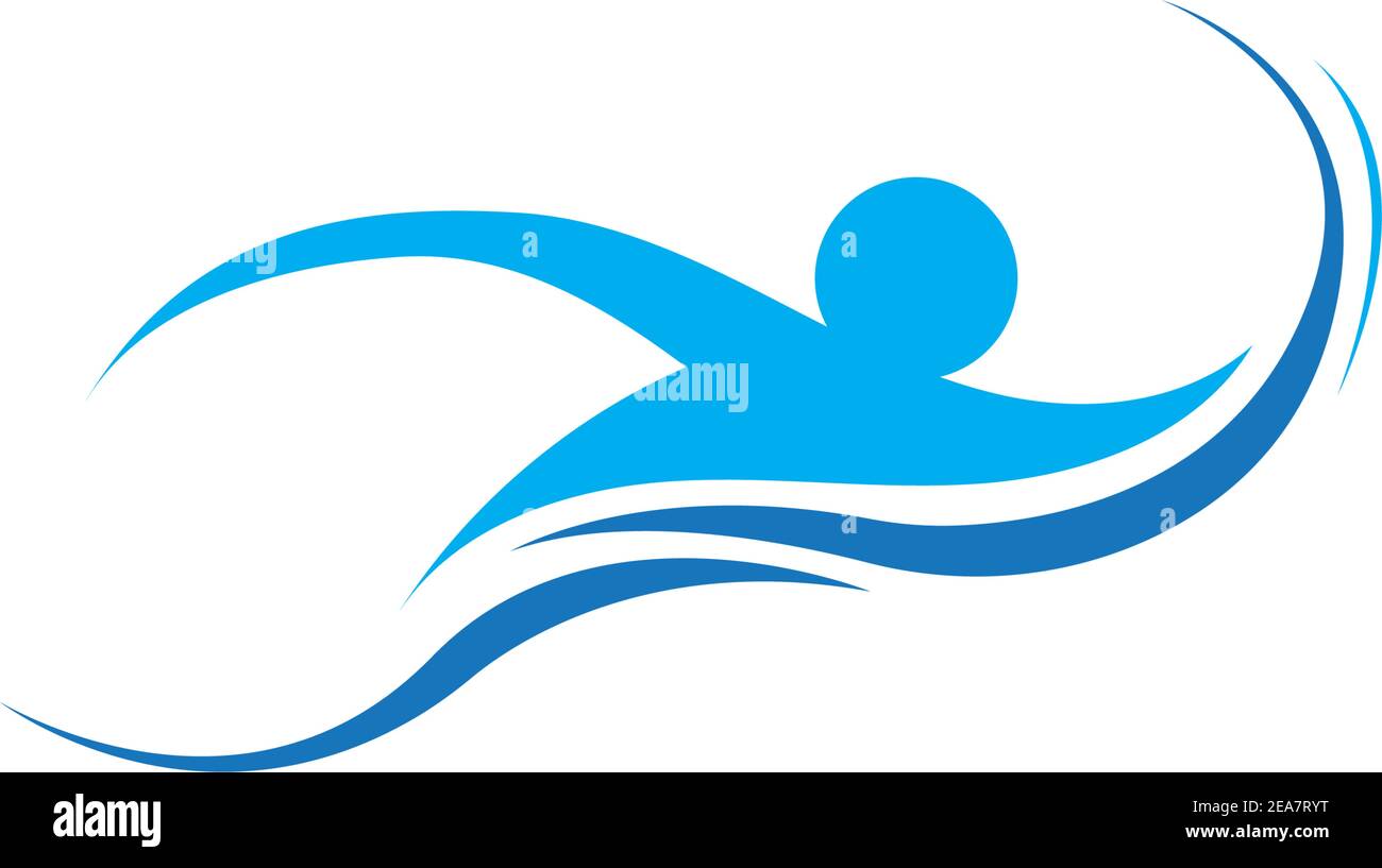 swimming sport vector logo concept element Stock Vector Image & Art - Alamy
