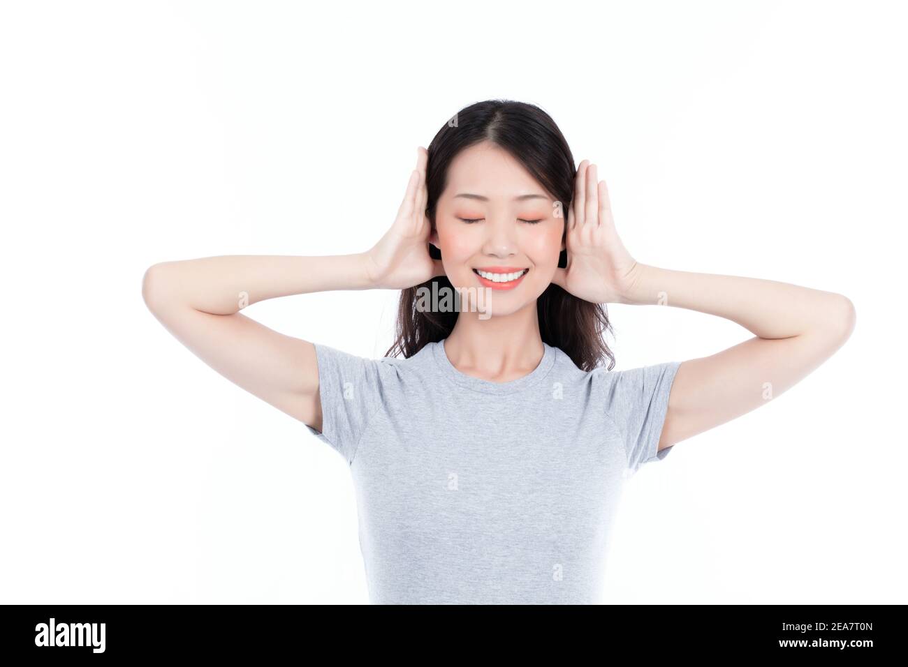 Woman Plug Ears High Resolution Stock Photography and Images - Alamy