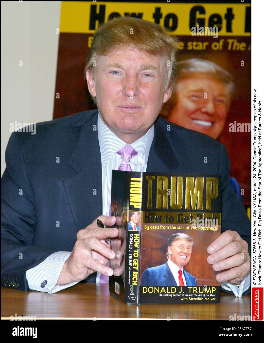 © SWF/ABACA. 57656-3. New York City-NY-USA, march 24, 2004. Donald ...