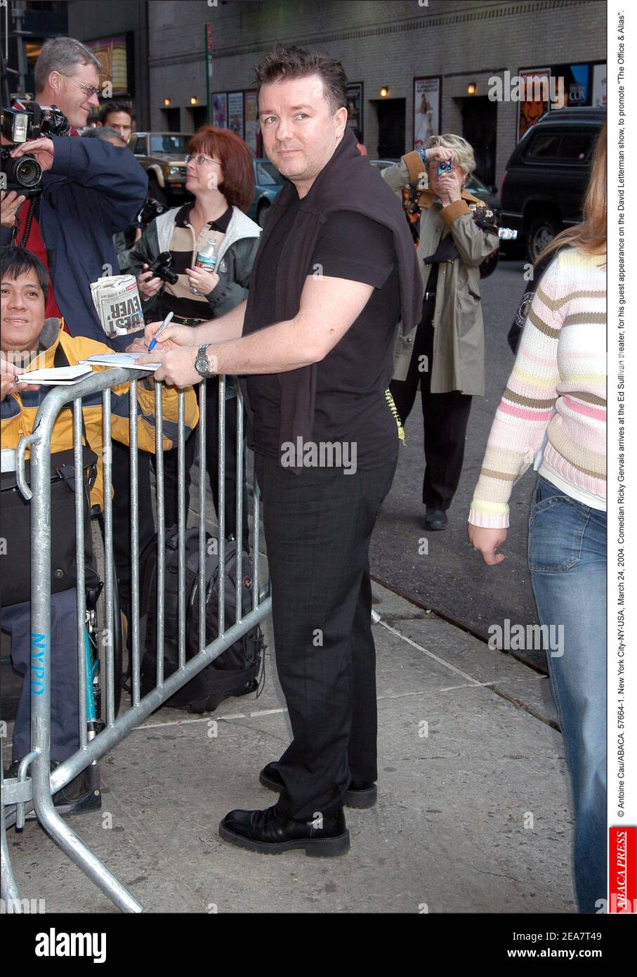 © Antoine Cau/ABACA. 57664-1. New York City-NY-USA, March 24, 2004 ...