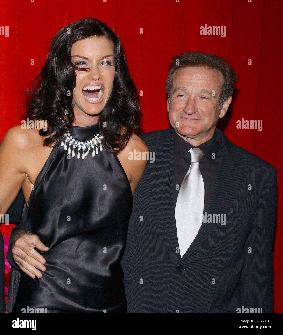 Janice Dickinson and Robin Williams attend the 13th Annual Benefit for ...