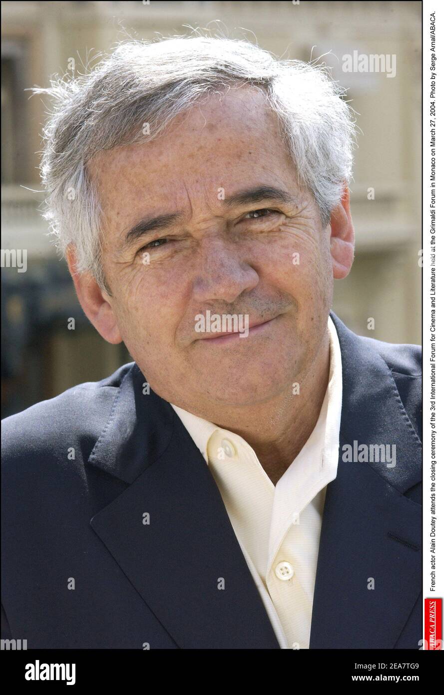 French actor Alain Doutey attends the closing ceremony of the 3rd ...
