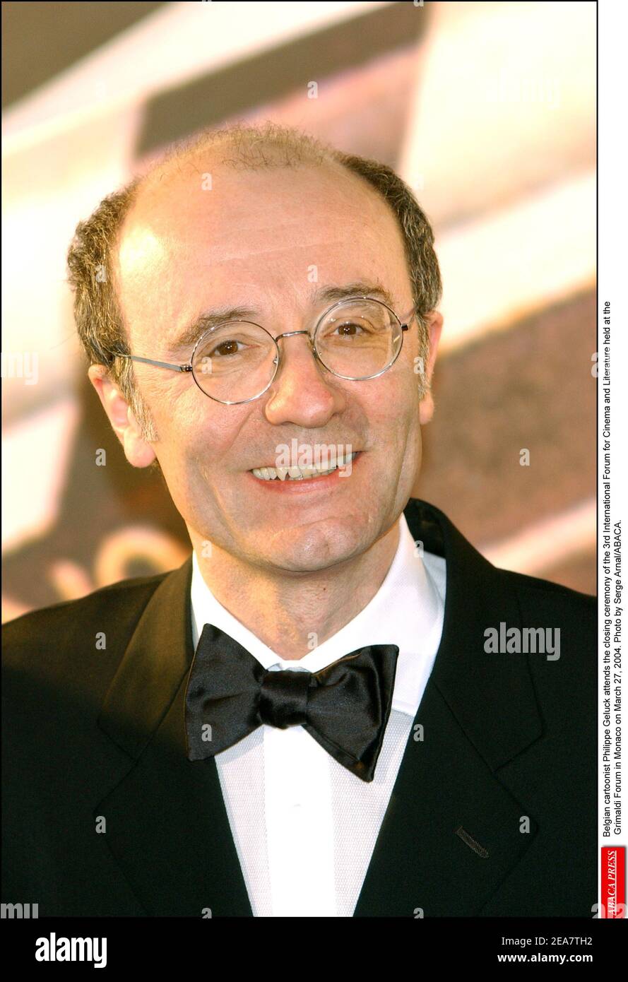 Belgian cartoonist Philippe Geluck attends the closing ceremony of the ...