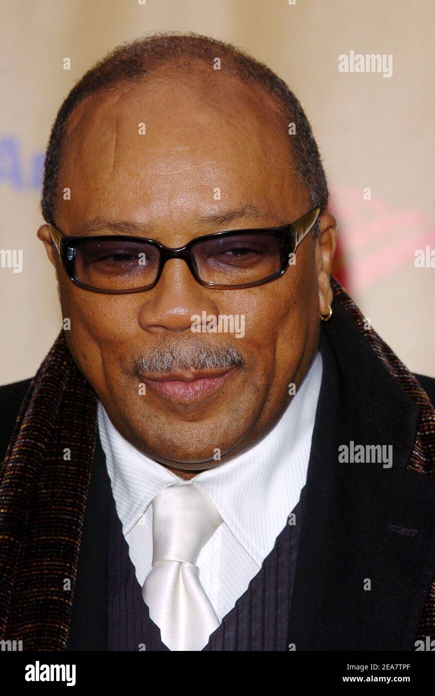 Quincy Jones arrives at the Apollo theatre 70th Anniversary celebration ...