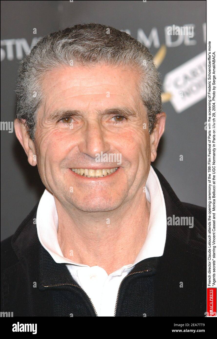 French director Claude Lelouch attends the opening ceremony of the 19th ...