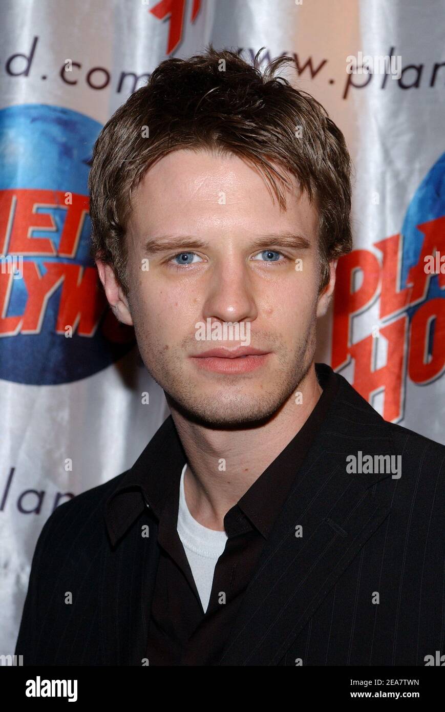 British actor Luke Mably poses for pictures during a mother/daughter ...