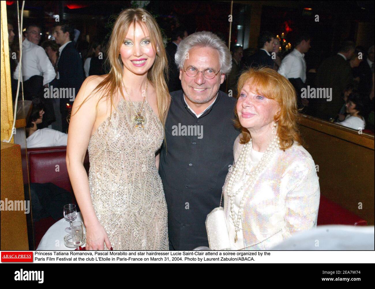 Princess Tatiana Romanova, Pascal Morabito and star hairdresser Lucie ...