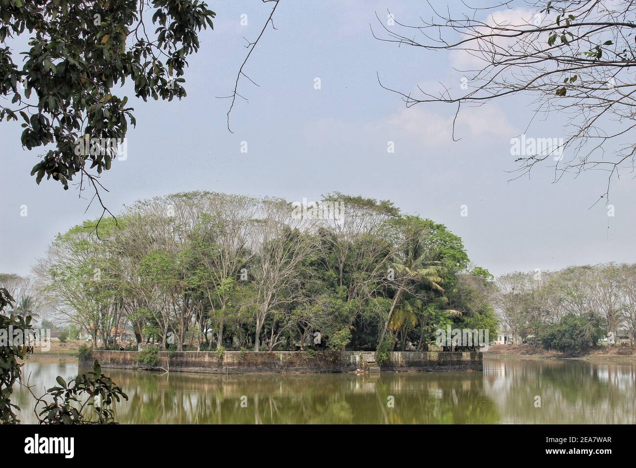 Fishing in Tasikardi Lake Stock Photo - Alamy
