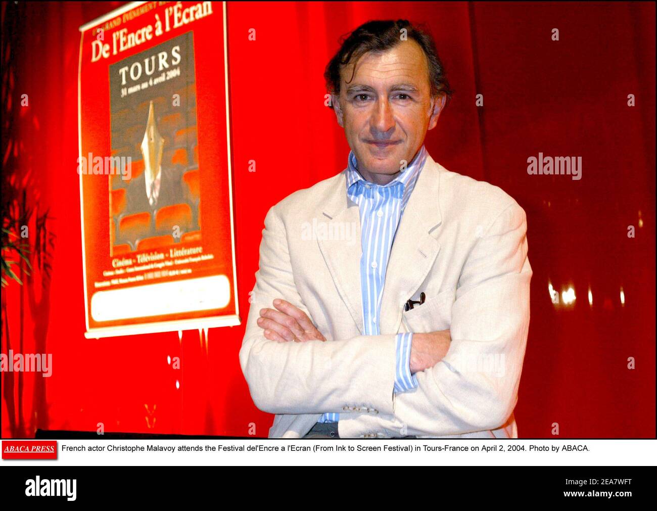 French actor Christophe Malavoy attends the Festival del'Encre a l ...