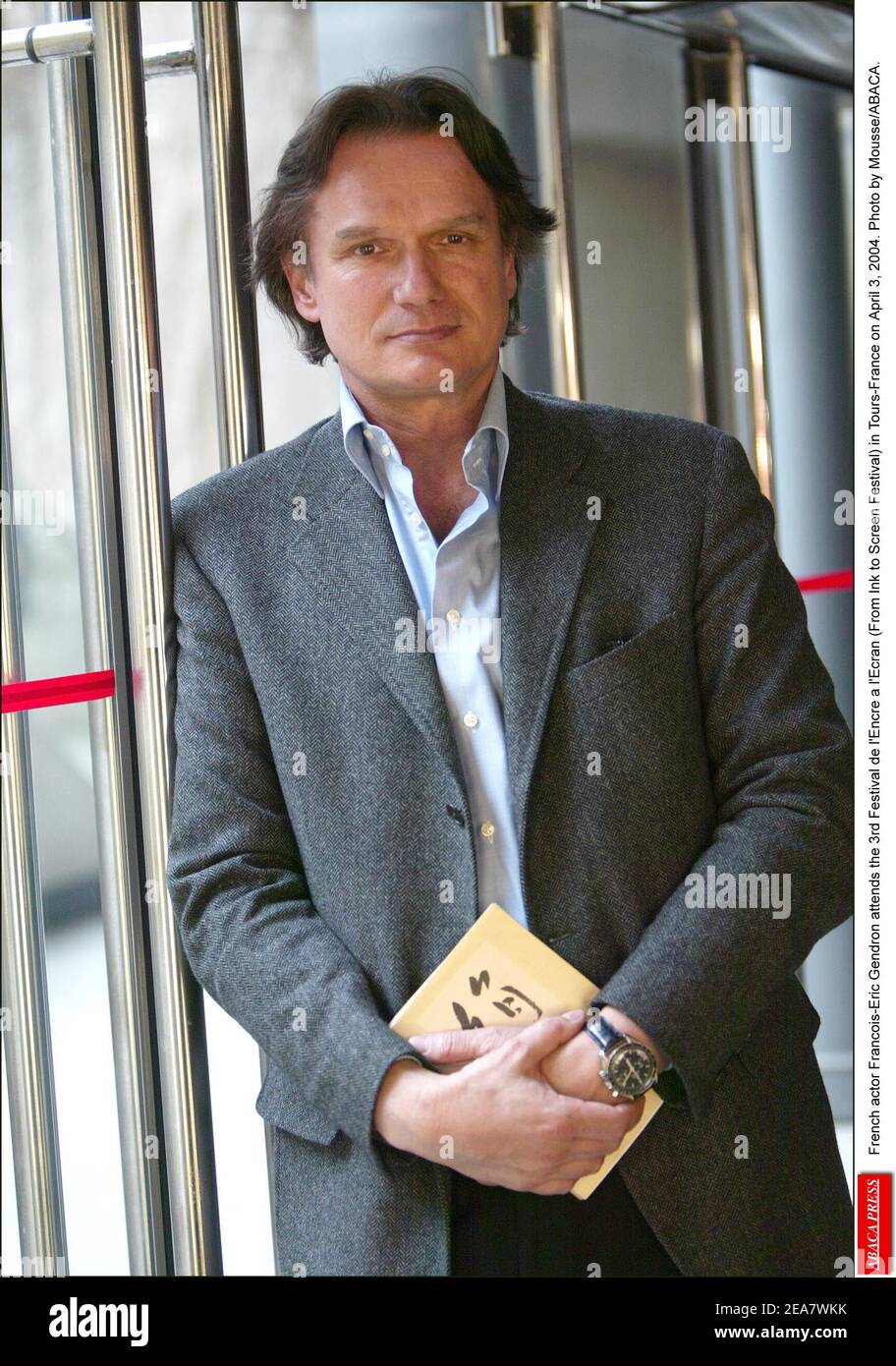 French actor Francois-Eric Gendron attends the 3rd Festival de l'Encre ...