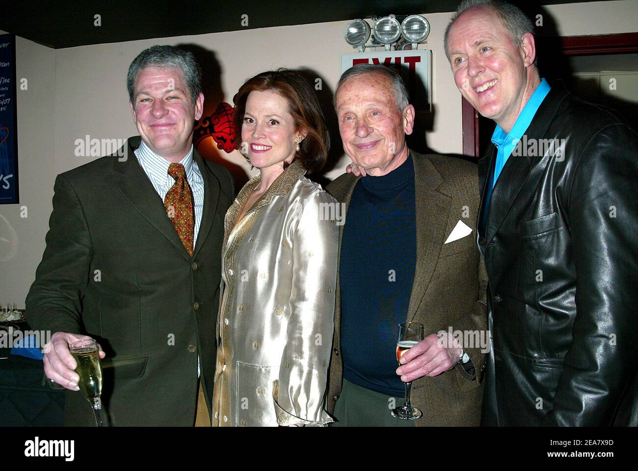 Actors John Lithgow and Sigourney Weaver, Weaver's husband Director Jim ...