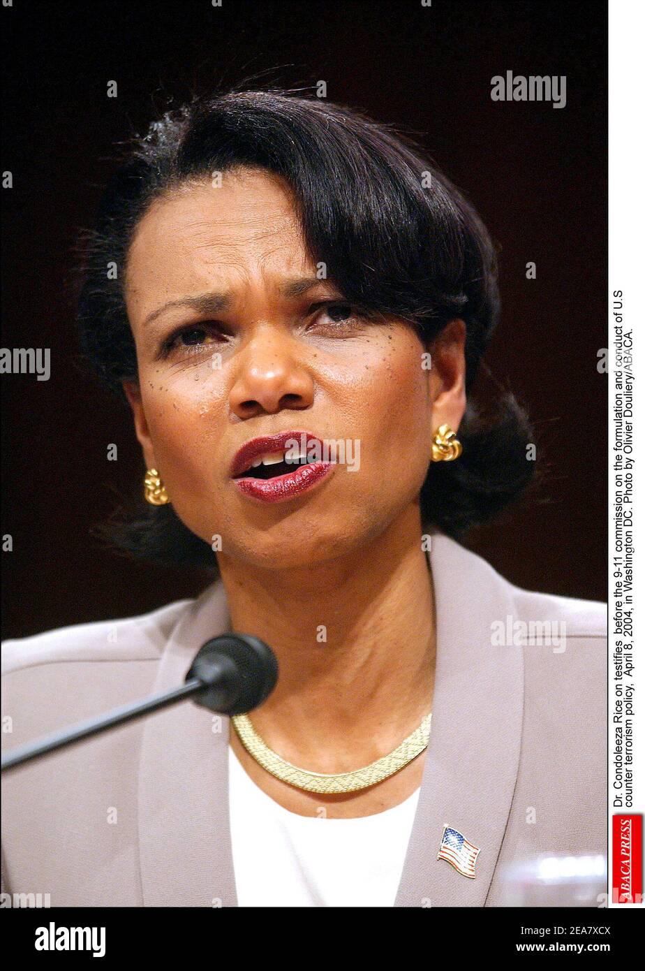 Condoleezza rice 2001 hi-res stock photography and images - Alamy