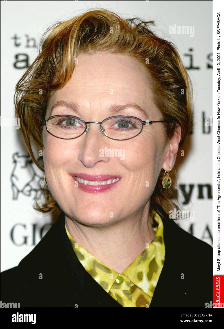 Meryl Streep attends the premiere of The Agronomist, held at the ...