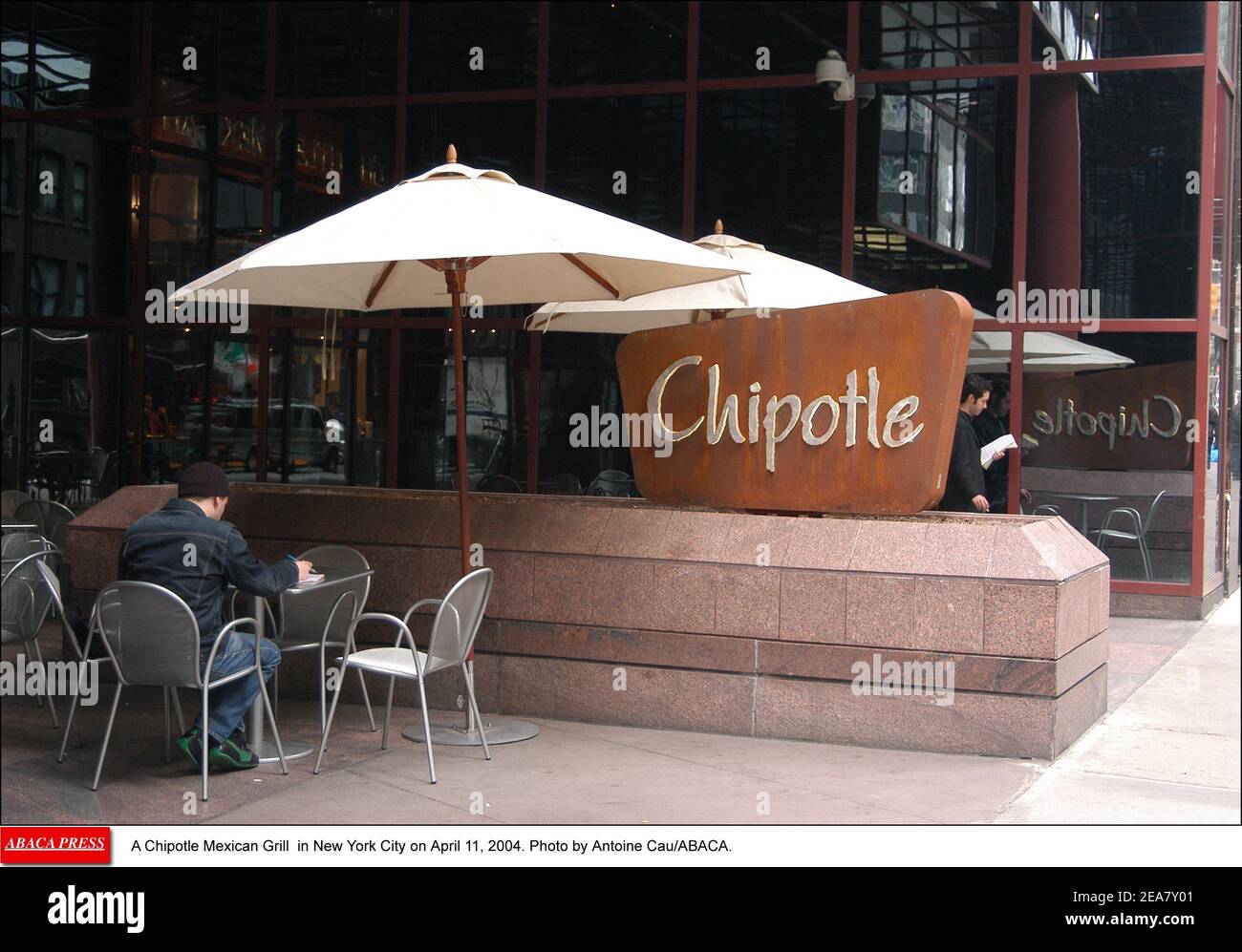 A Chipotle Mexican Grill in New York City on April 11, 2004. Photo by ...