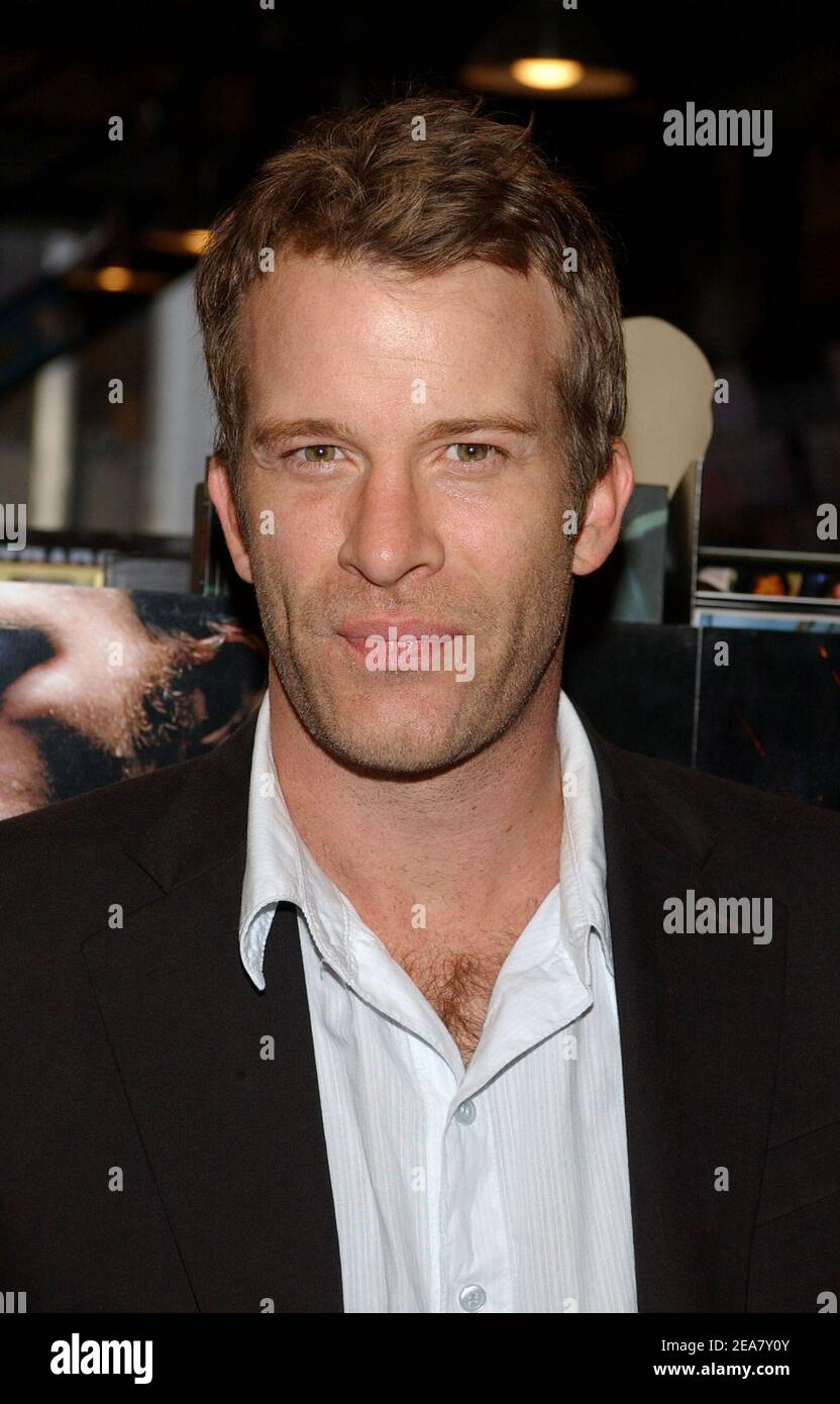 The Punisher star Thomas Jane poses for pictures as he stopped at ...