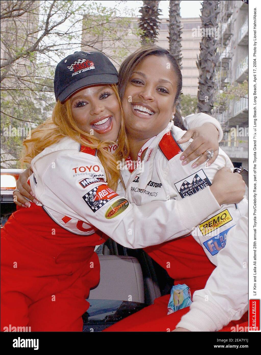 Lil' Kim and Laila Ali attend 28th annual Toyota Pro/Celebrity Race ...