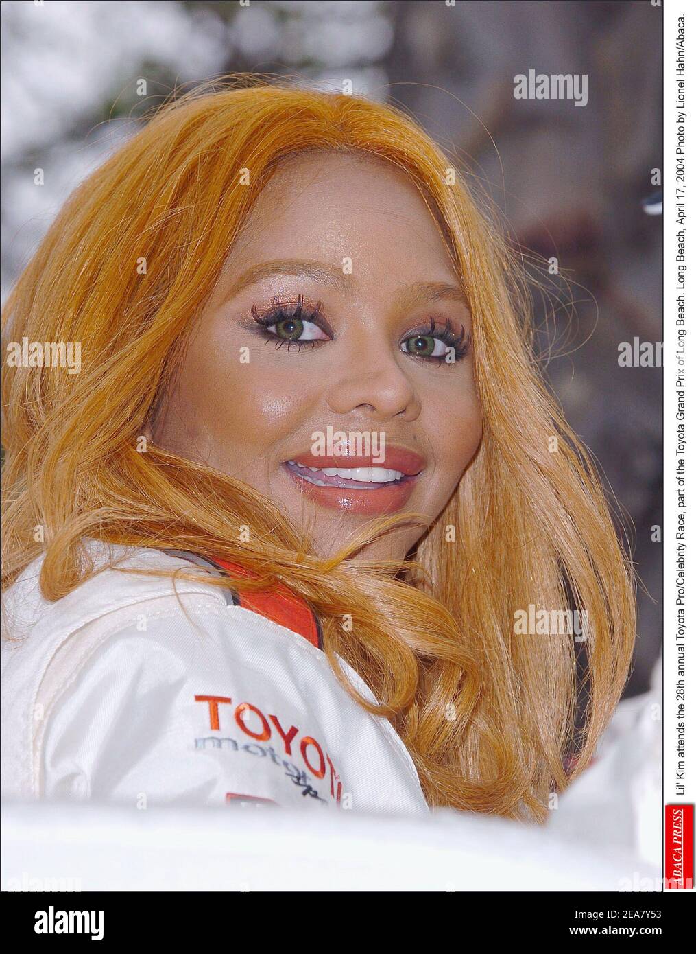 Lil' Kim attends the 28th annual Toyota Pro/Celebrity Race, part of the ...