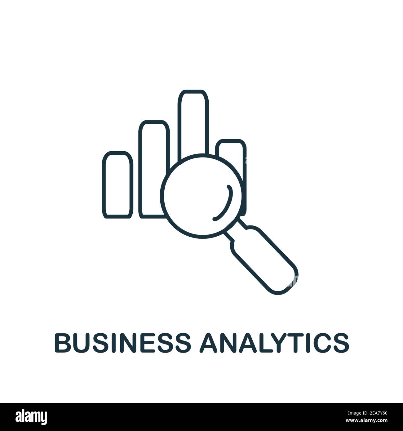 Business Analytics icon. Simple element from business intelligence ...