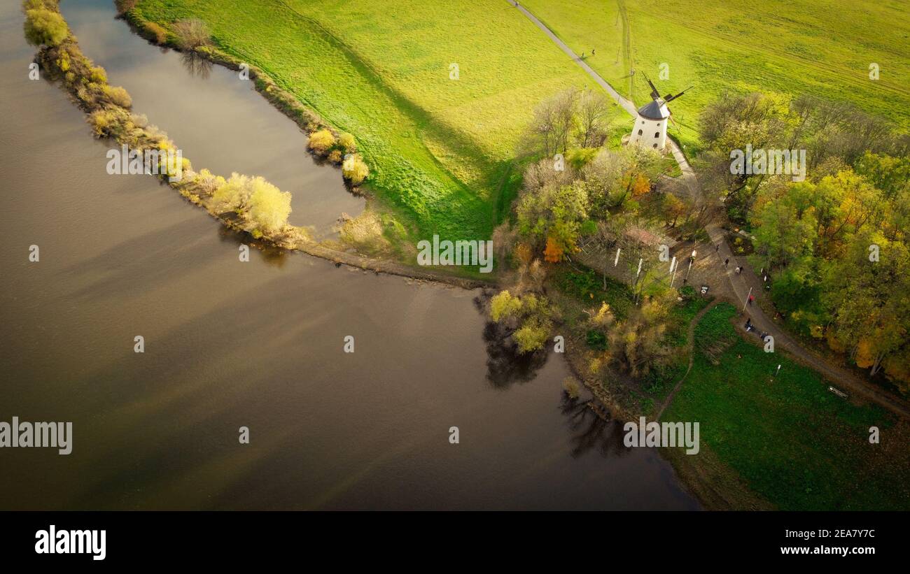 Windmill Dresden Gohlis in Saxony Stock Photo - Alamy