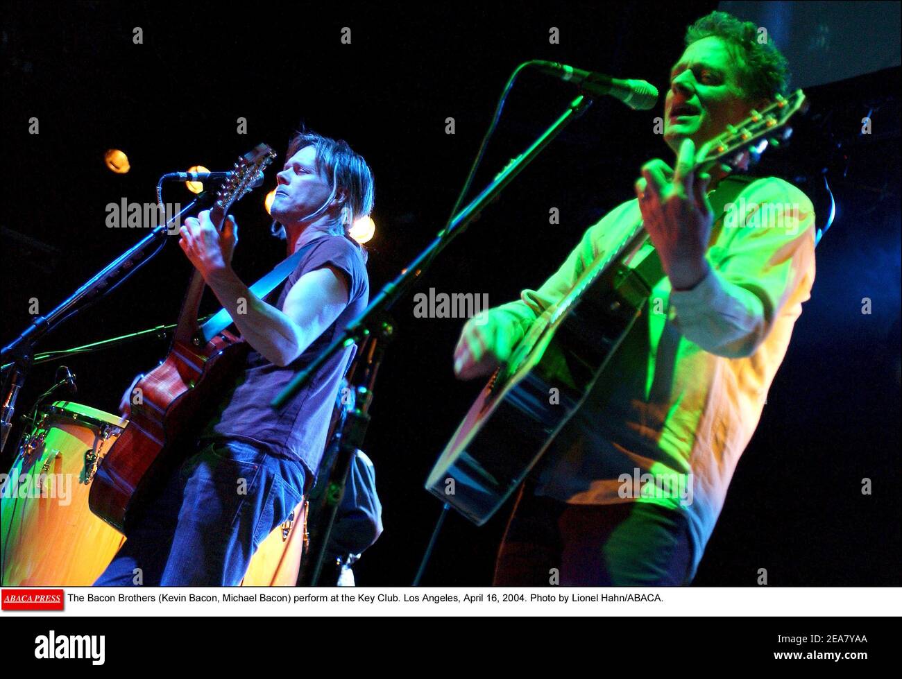 The Bacon Brothers (Kevin Bacon, Michael Bacon) perform at the Key Club ...