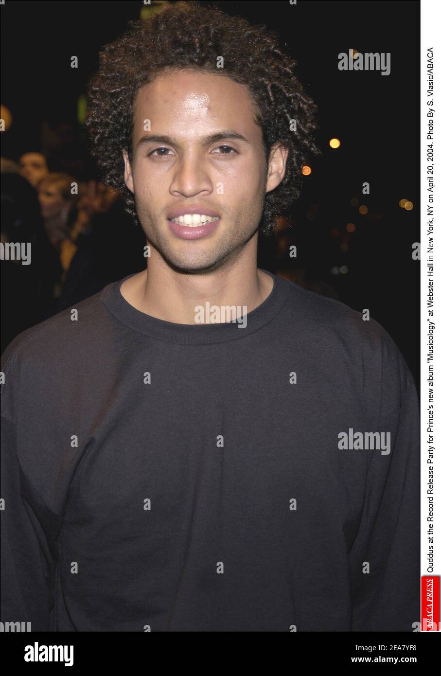 Quddus at the Record Release Party for Prince's new album Musicology at ...