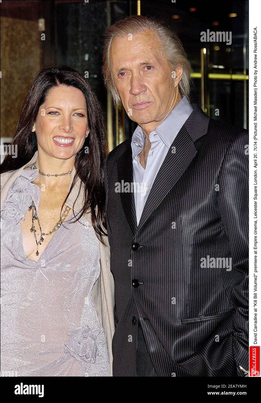 David carradine and wife annie hi-res stock photography and images - Alamy