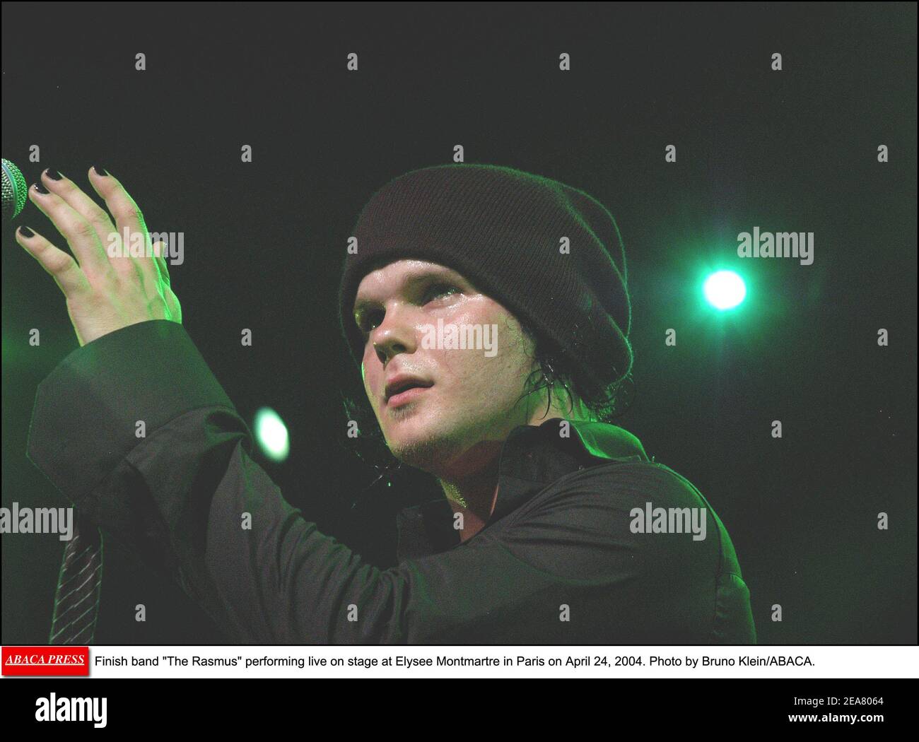 Finnish band The Rasmus performing live on stage at Elysee Montmartre ...