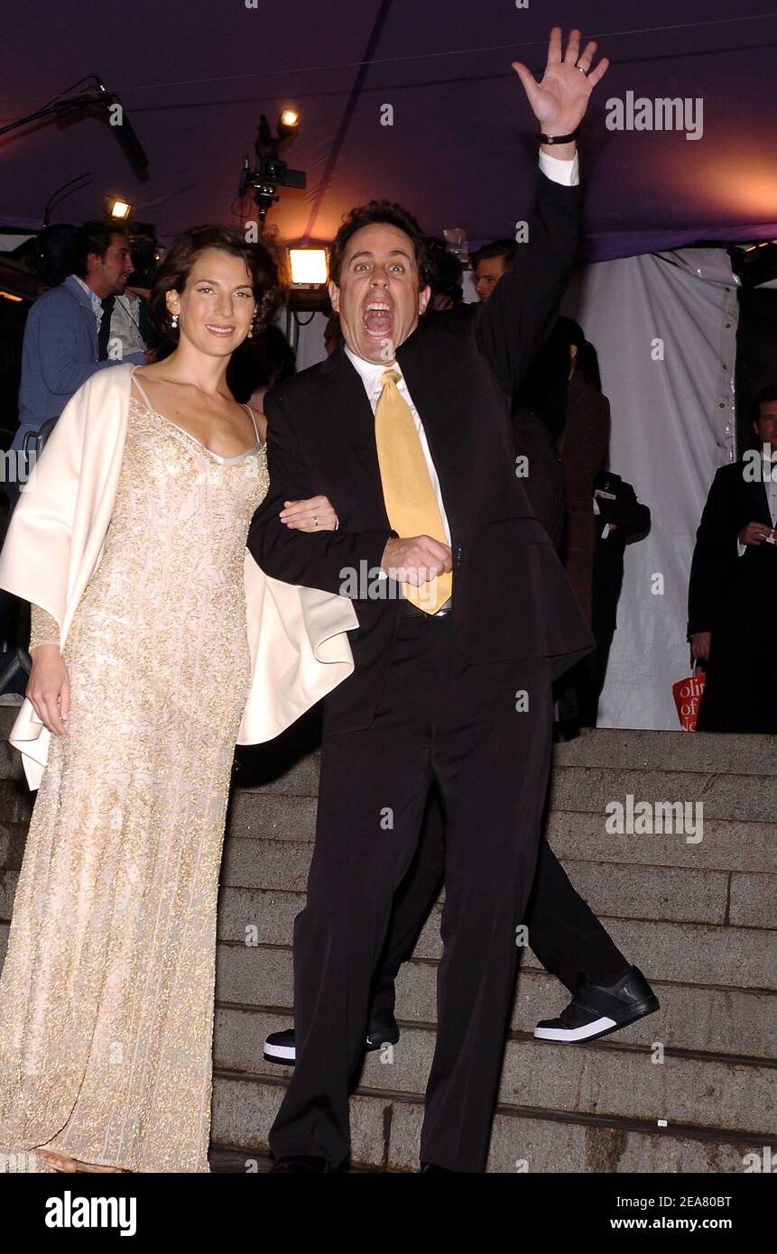 Jerry Seinfeld and his wife Jessica Sklar arrive at the Dangerous ...