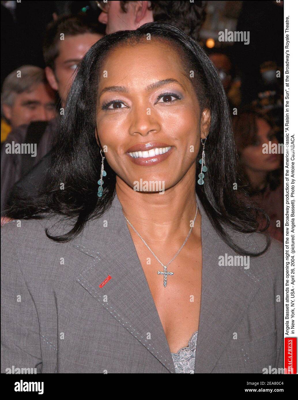 Angela Bassett attends the opening night of the new Broadway production ...