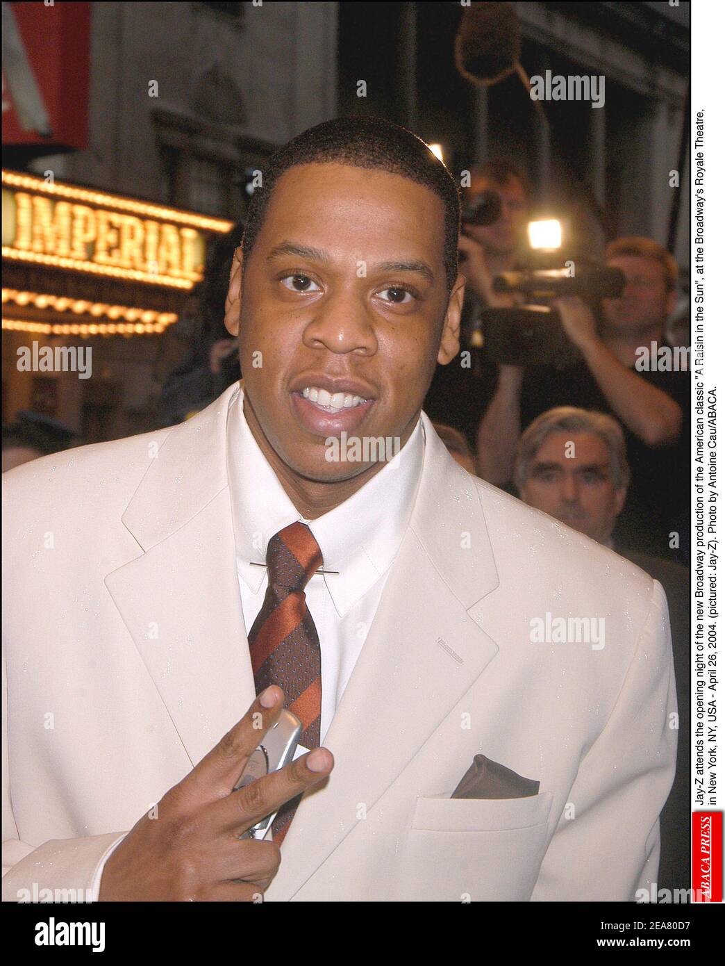 Jay-Z attends the opening night of the new Broadway production of the ...