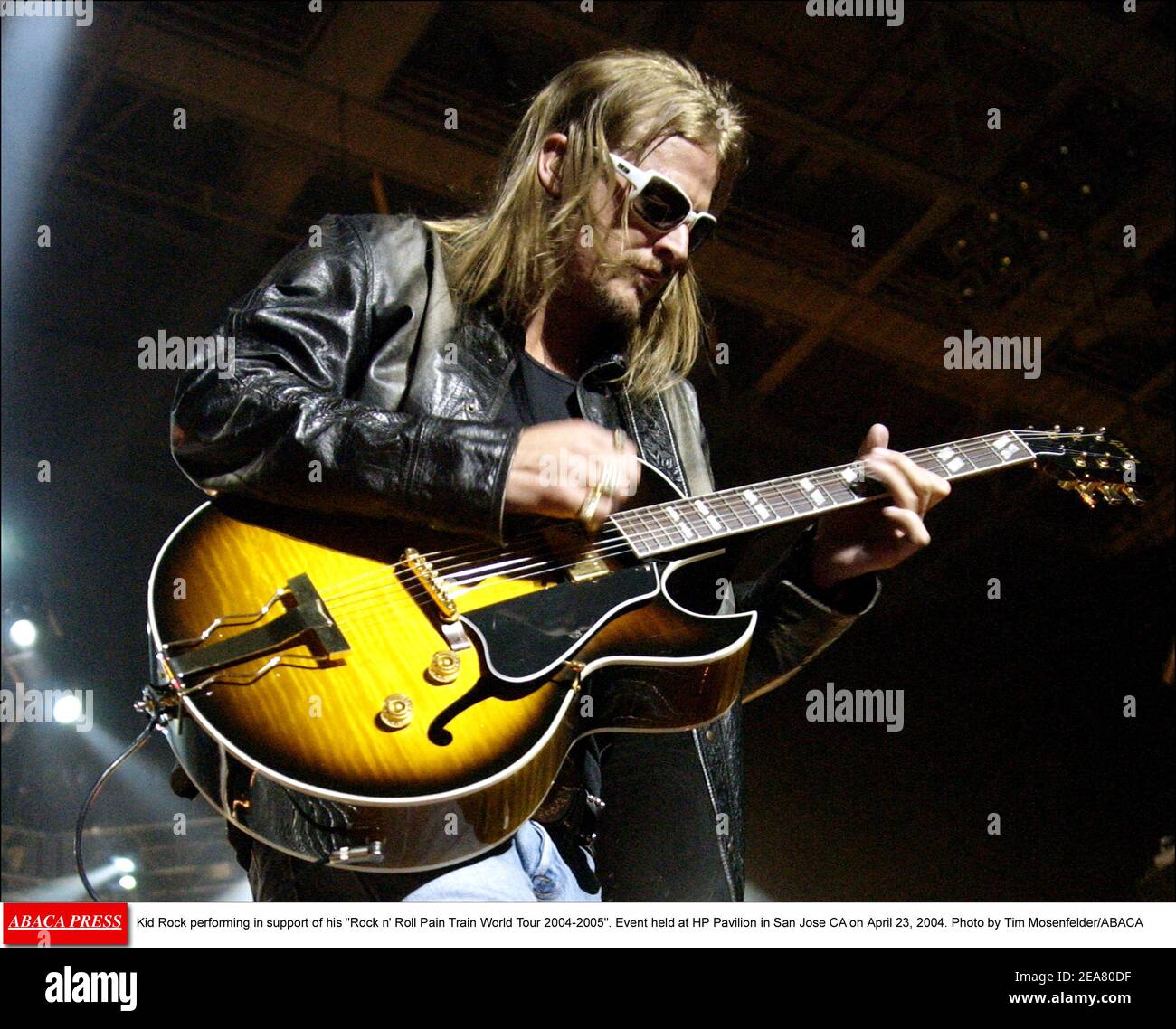 Kid Rock performing in support of his Rock n' Roll Pain Train World ...
