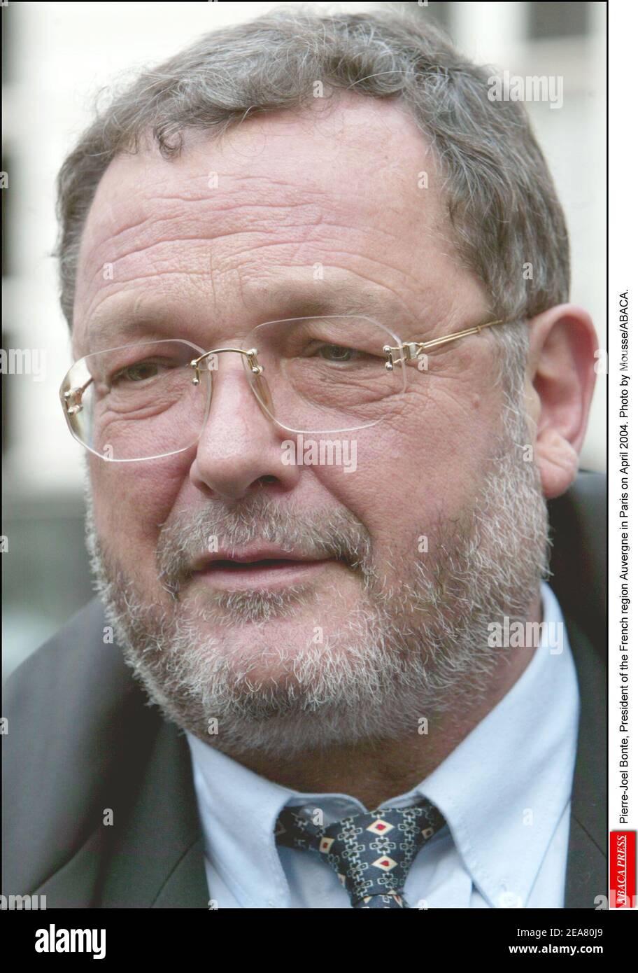 Pierre-Joel Bonte, President of the French region Auvergne in Paris on ...