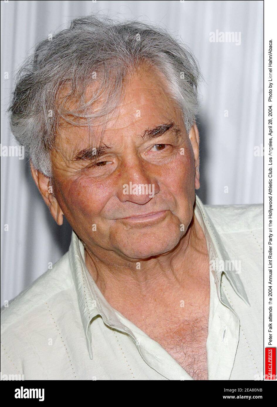 Peter Falk attends the 2004 Annual Lint Roller Party at the Hollywood ...