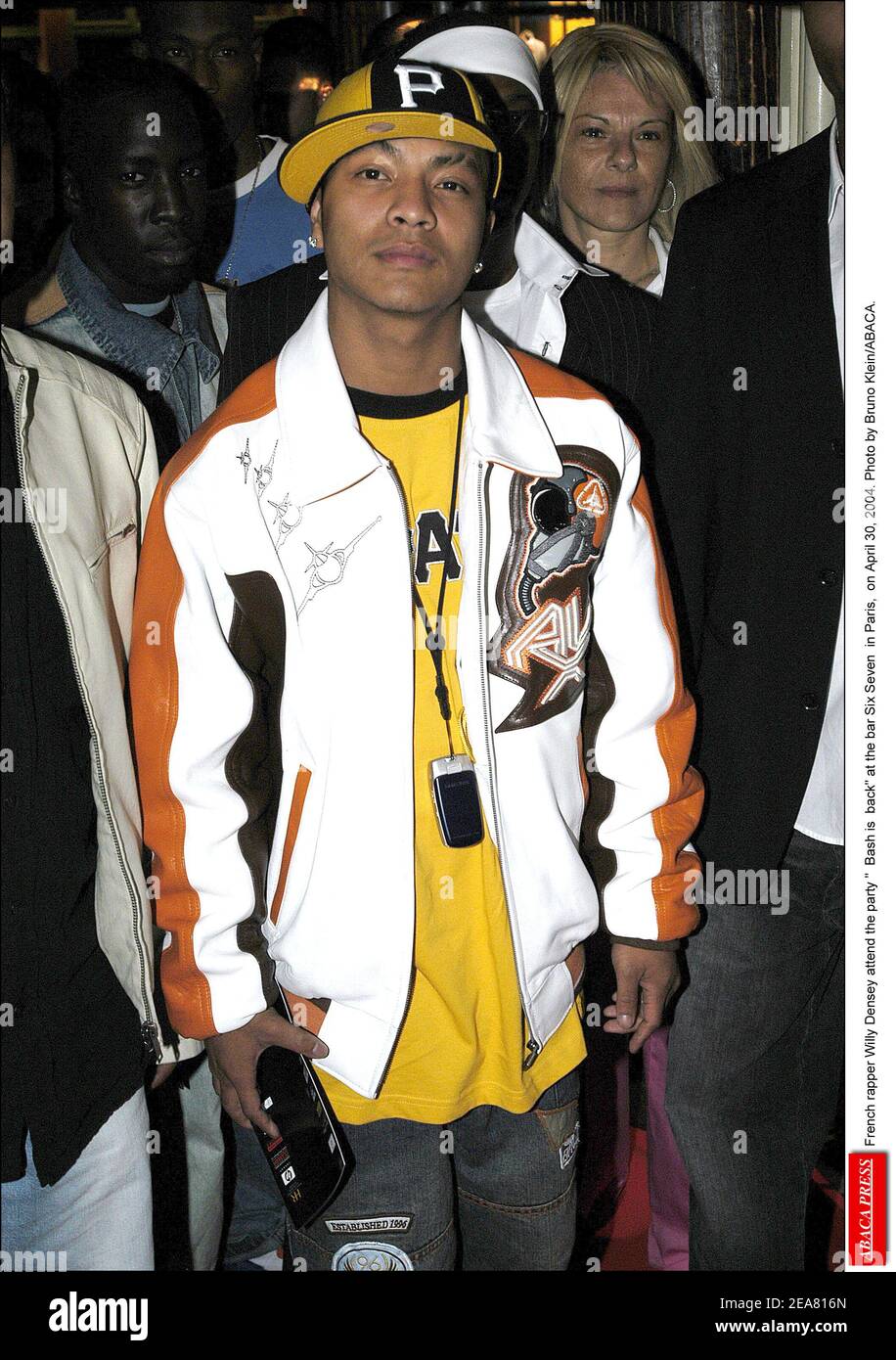 French rapper Willy Denzey attend the party Bash is back at the bar Six ...