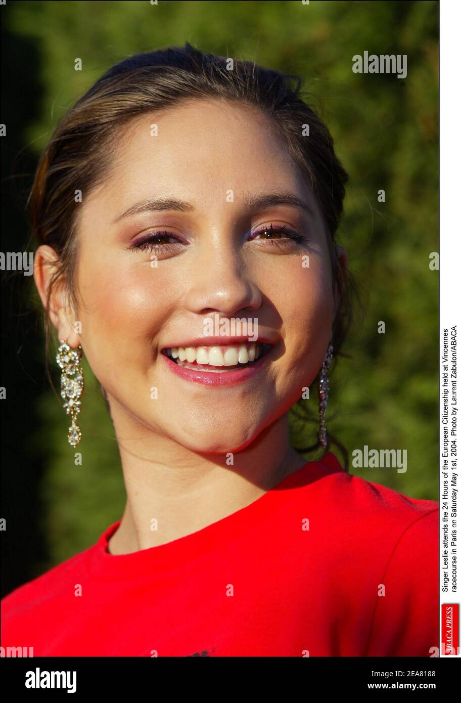 Singer Leslie attends the 24 Hours of the European Citizenship held at ...